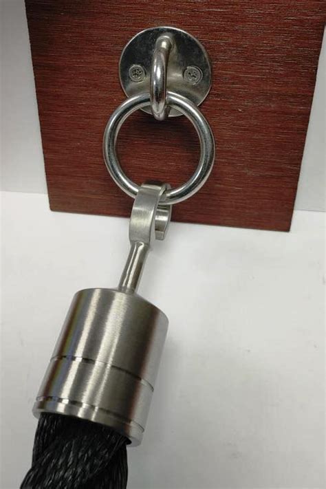 Stainless Steel Pad Eyes With Loop Ring Black And Stainless