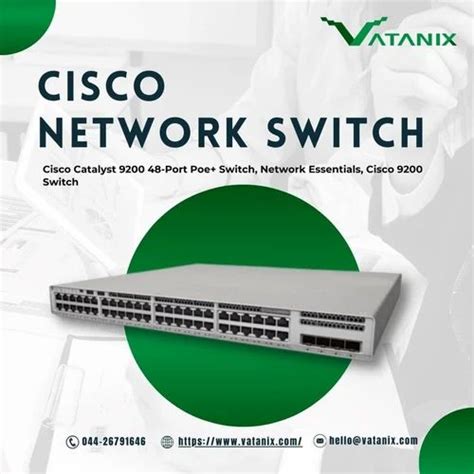 Cisco Catalyst 9200 48 Port Poe Switch Network Essentials Cisco 9200