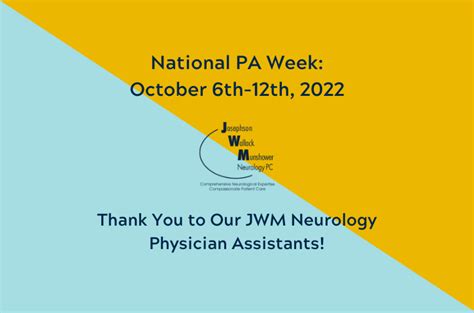 Thank You Jwm Neurology Physician Assistants Jwm Neurology