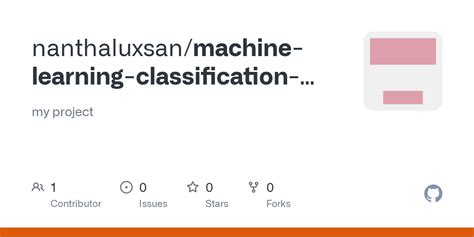 Github Nanthaluxsanmachine Learning Classification Stroke Prediction My Project