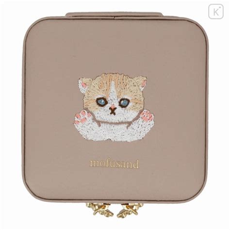 Japan Mofusand Accessory Case Cat Nyan Brown Kawaii Limited