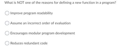 solved what is not one of the reasons for defining a new