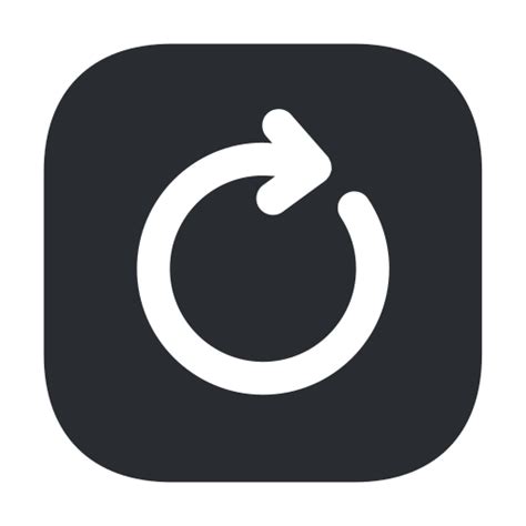 Refresh Right Square User Interface And Gesture Icons