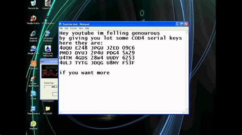 Cod 4 Serial Keys Youtube Cod 4 Serial Keys Youtube