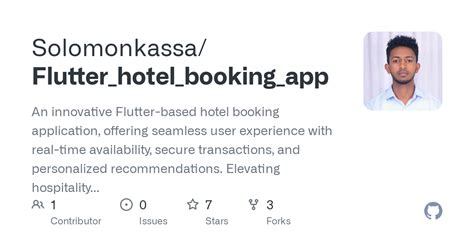 GitHub Solomonkassa Flutter Hotel Booking App An Innovative Flutter