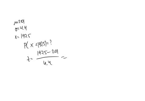 solved problem if the height x measured in feet of a randomly