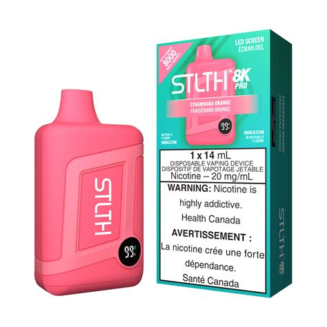 Strawnana Orange STLTH 8K Pro VapeLoft 8000 Puffs