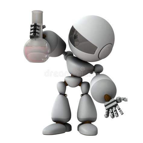 Artificial Intelligence Robots Present Great Stock Illustration