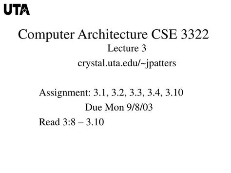 PPT Computer Architecture CSE PowerPoint Presentation Free Download ID