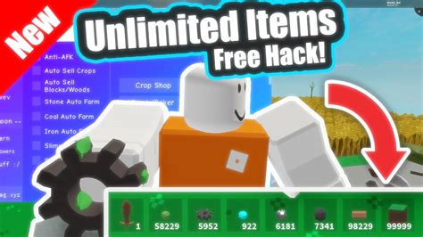 UPDATE SkyBlock Roblox Script Hack FARM UNLIMITED ITEMS August YouTube