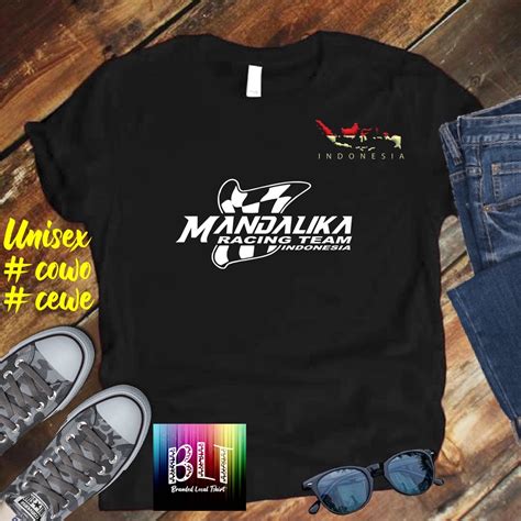 Jual Cod Diskon Promo Kaos Mandalika Racing Team Indonesia Sirkuit Mandalika Lombok Sirkuit