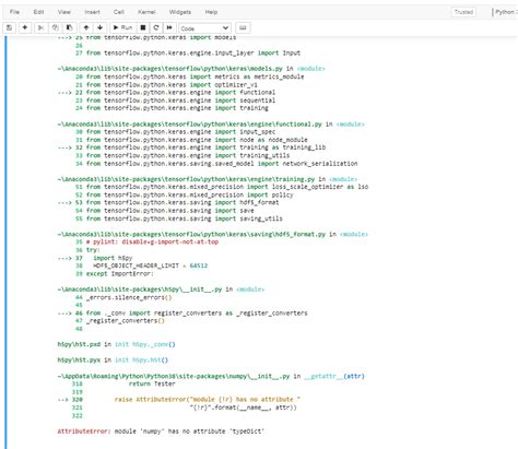 Python Well I Am Trying To Import Tensorflow As Tf Stack Overflow