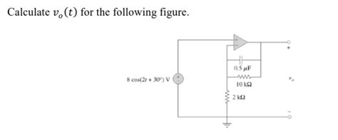 Solved Calculate V T For The Following Figure Chegg Com