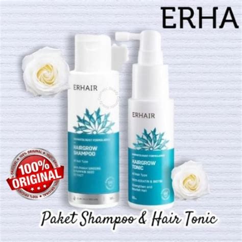Jual Erhair Grow Paket Shampohair Tonic Shopee Indonesia