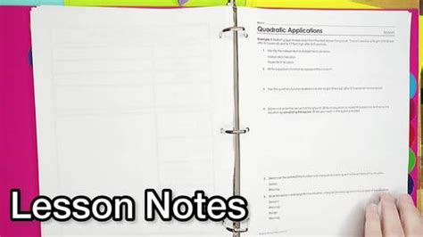 Quadratic Equations Applications Lesson By Math Beach Solutions TPT