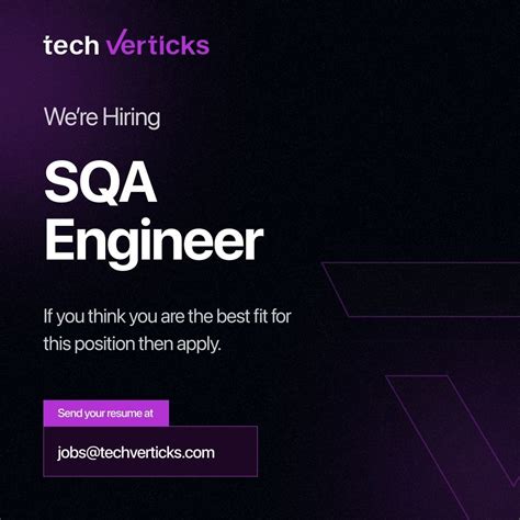 Tech Verticks On Linkedin Sqaengineer Qualityassurance Techcareers Softwaretesting 14