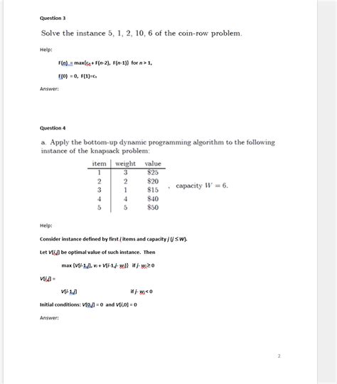 solved solve the instance 5 1 2 10 6 of the coin row