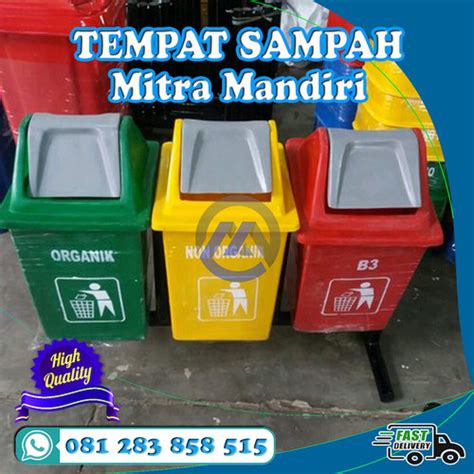 Jual Tempat Sampah Kotak 3 In 1 Untuk Sampah Basah Kering Dan B3 Kota
