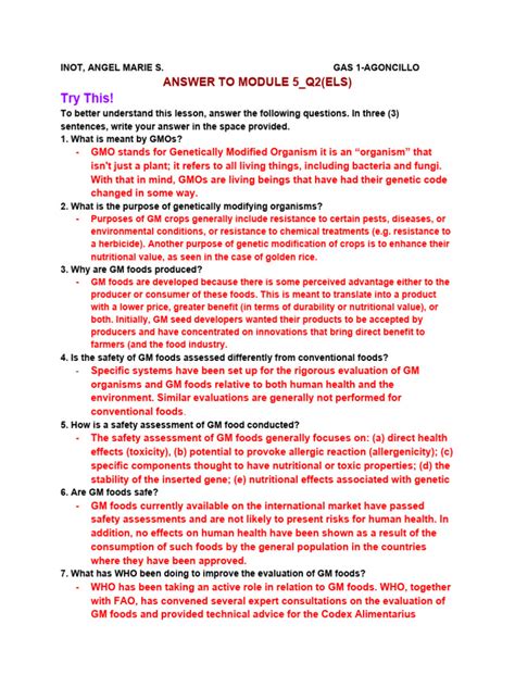 answer to module 5 q2 els pdf genetically modified food
