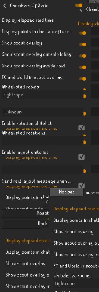 Graphical Issue When Opening Runelite Addons Tab Issue