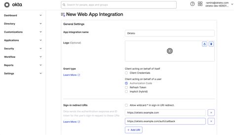 Use Okta As Your Authentication Provider Okteto Documentation