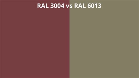Ral 3004 Vs 6013 Ral Colour Chart Uk