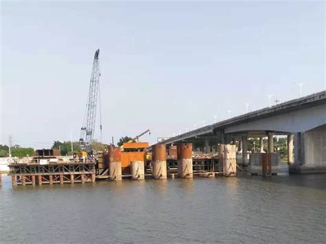 【项目动态】广佛肇高速公路二标 白坭河特大桥双壁钢围堰安装施工正式开始 Jinlinluqiao
