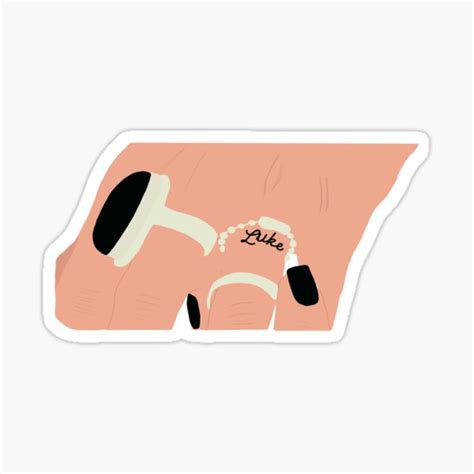 Cassie S Ring And Tattoo Purple Hearts Movie Sticker For Sale By NflixArt Redbubble