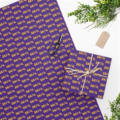 Paper Skol Vikings Etsy