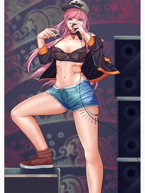 Sexy Rapper Mori Calliope Hololive By Lillica Sticker For Sale By Darkrobbe Redbubble
