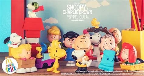 Colección Snoopy And Charlie Brown Peanuts Mc Donalds Envío Gratis