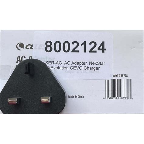 Celestron Nexstar Evolution Mains Charger Widescreen Centre