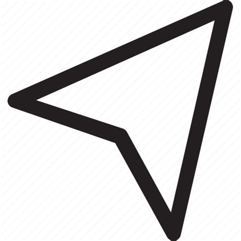 arrow compass cursor direction location point icon