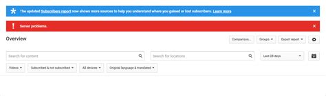 Anyone Else Getting Server Problems Ryoutube
