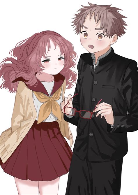 Mie And Komura Sukinako Ga Megane Wo Wasureta Drawn By Fujichika Koume Danbooru