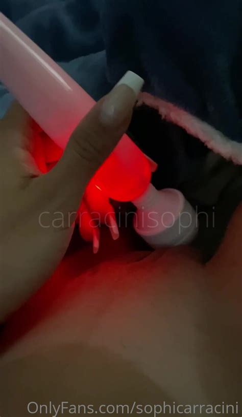 Sophi Carracini Masturbating Her Pussy With A Vibrator Until She Cums