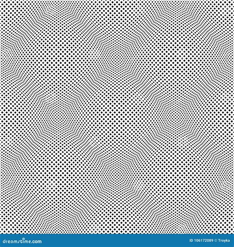 Seamless Rounded Convex Checked Pattern Stock Vector Illustration Of Background Black 106172089