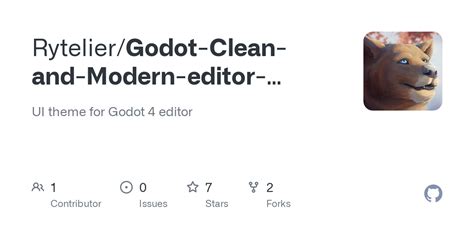GitHub Rytelier Godot Clean And Modern Editor Theme UI Theme For