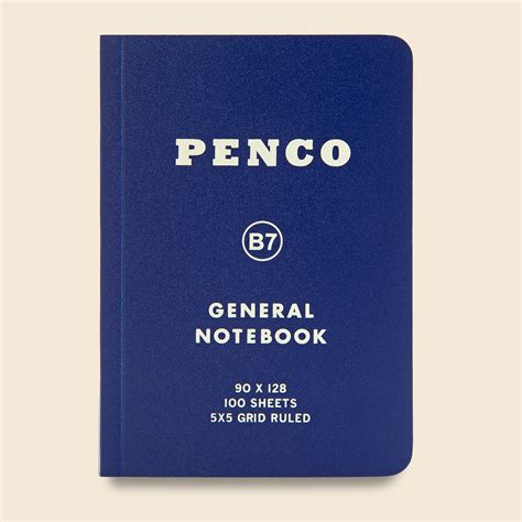 B7 Notebook Navy Stag Provisions
