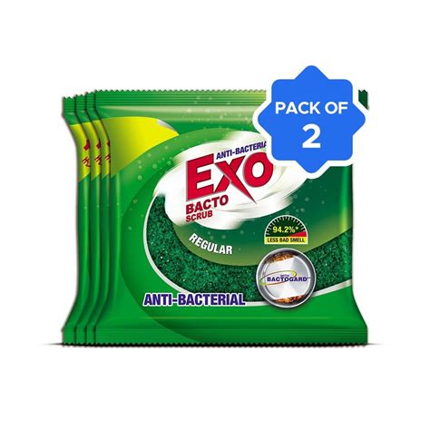 Exo Anti Bacterial Bacto Scrub Pad Pack Of 4 Price Buy Online At Best