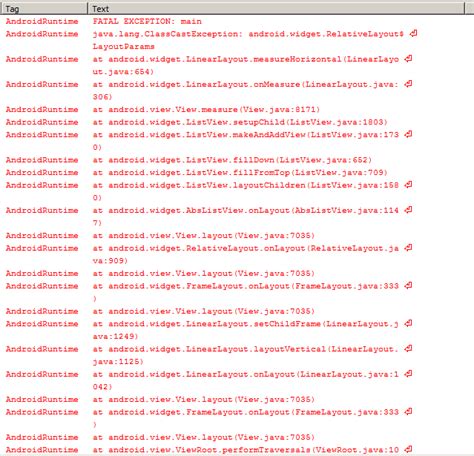 Android Tlayoutparams Causes Viewholder Pattern To Crash Stack Overflow