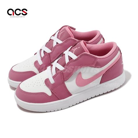 Nike 童鞋 Jordan 1 Low Alt Ps 粉紅 白 小朋友 中童 喬丹 休閒鞋 Bq6066 616 童鞋 Yahoo奇