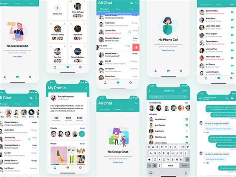 Messaging App Empty States By Mahdi Sourabh On Dribbble