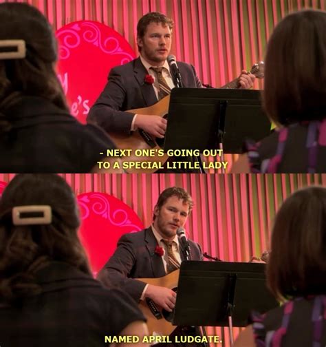 Andy Dedicates A Song Parks And Recreation Fan Art 21406368 Fanpop