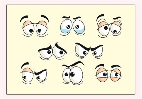 Premium Vector Cartoons Eye Vector Expressions