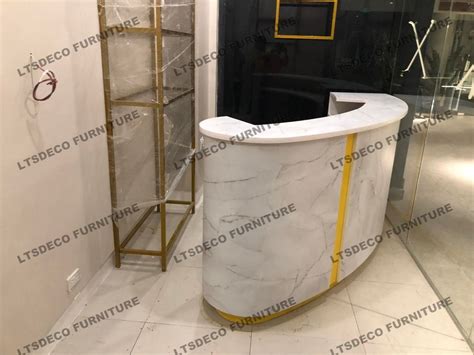 Office Partition Reception Table In Full Laminated Office Furniture On Carousell