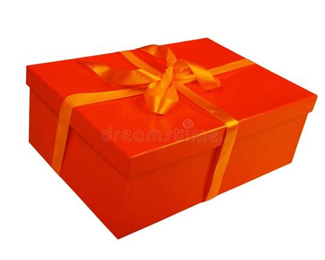 Present Stock Photo Image Of Gold Christmas Gift Xmas 7444158
