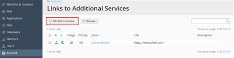 Creating Custom Buttons Plesk Obsidian Documentation
