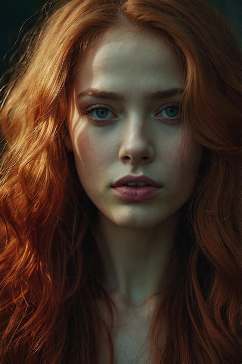 Download Redhead Woman Portrait Royalty Free Stock Illustration