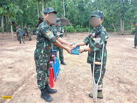 မောင်း Ypdf က ပြည်သူလူထု လှူဒါန်းတဲ့ အဝတ်အထည်တွေကို